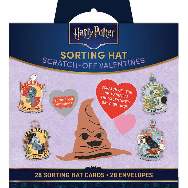 Harry Potter: Sorting Hat Scratch-Off Valentines | Tselaine