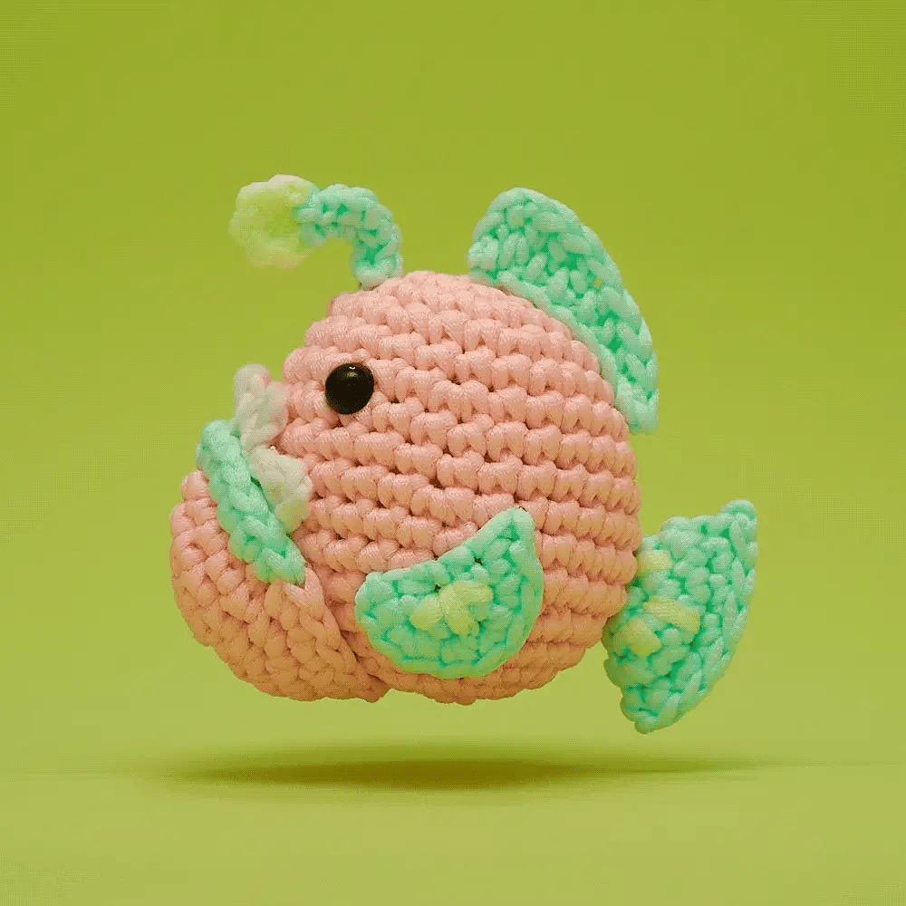 Poe the Angler Fish Crochet Kit | Tselaine